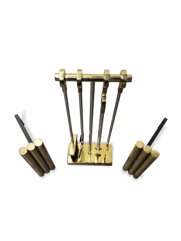 Danny Alessandro Fireplace Tool Set For Sale at 1stDibs