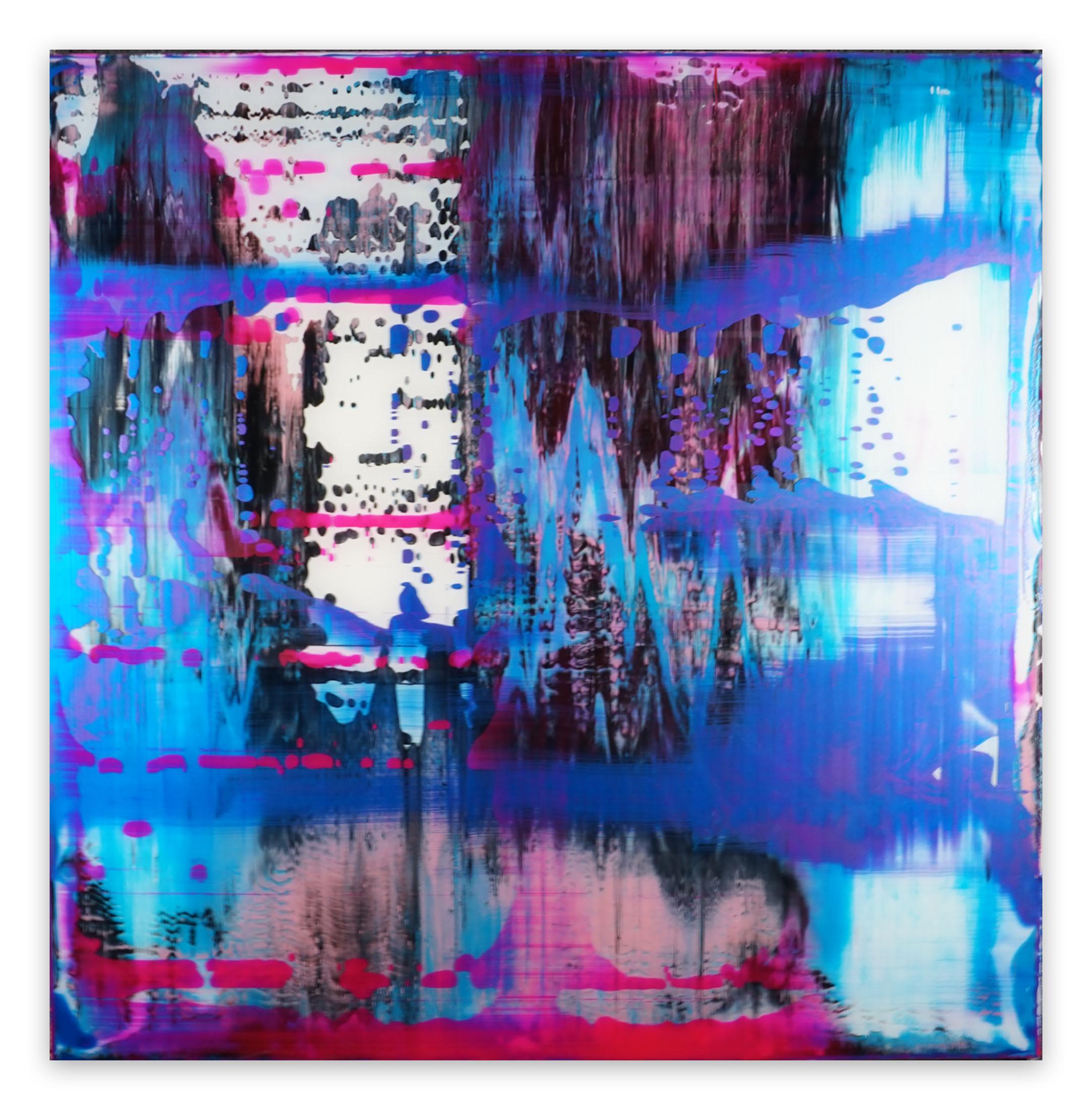 Danny Giesbers - Dan Flavin (Abstract Painting) For Sale at 1stDibs