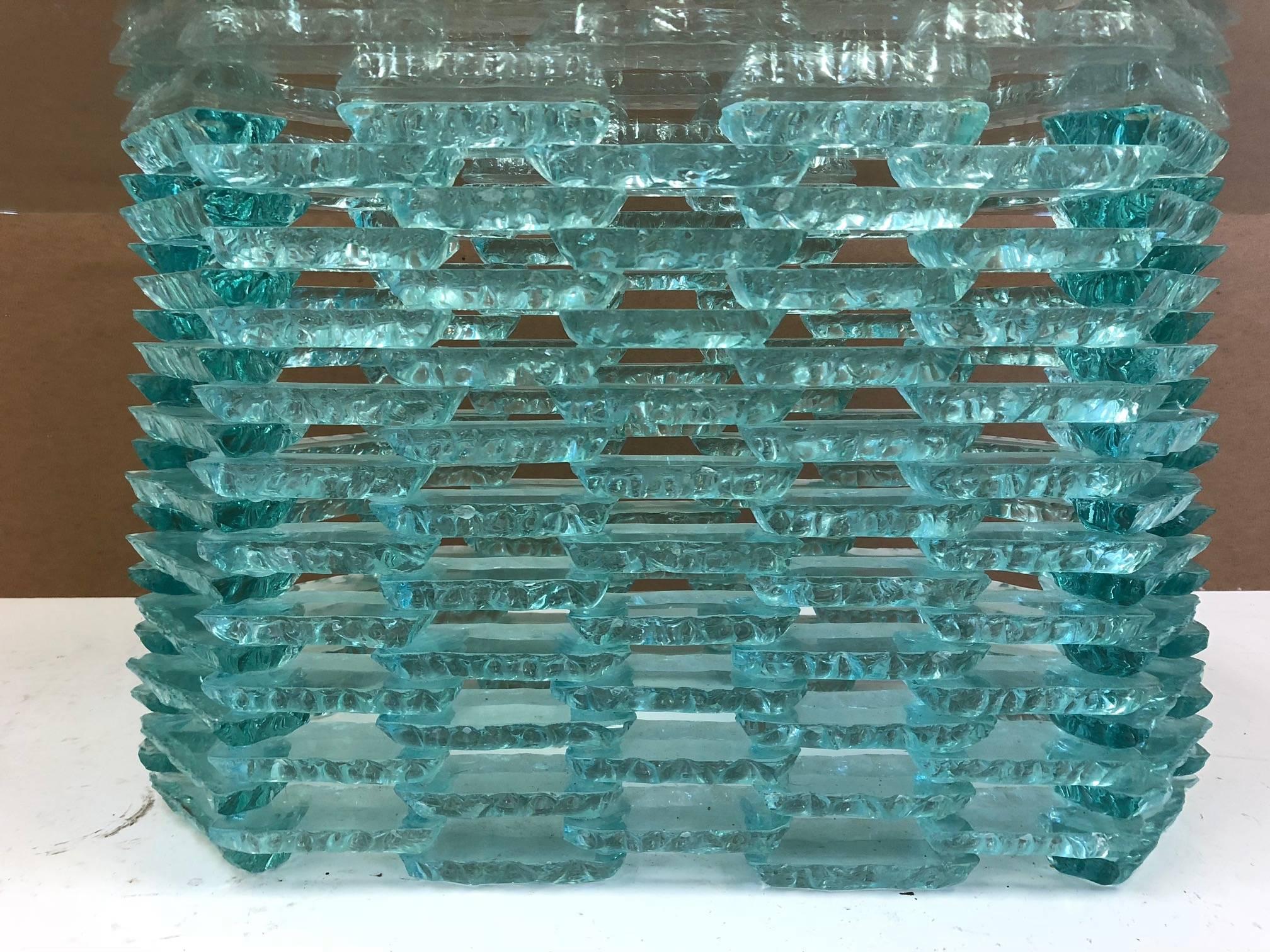 Danny Lane Style Tinted Glass Coffee Table For Sale at 1stDibs | danny ...