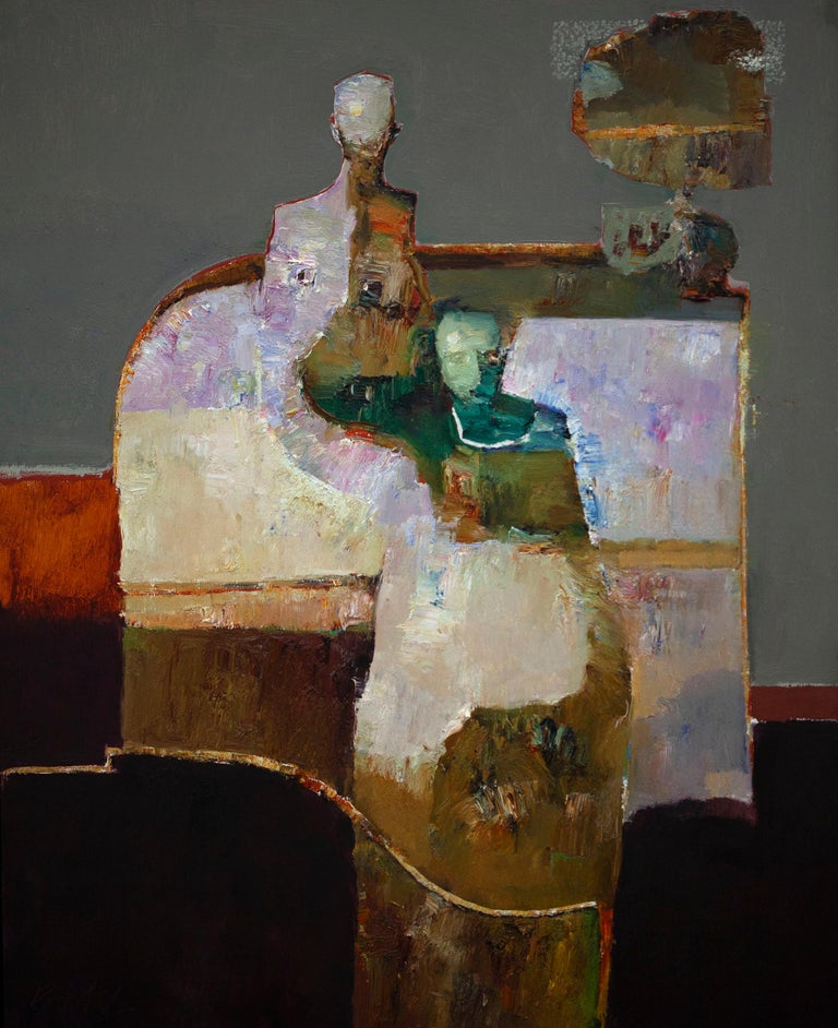 Danny McCaw - "Shapes" Oil Painting For Sale at 1stDibs