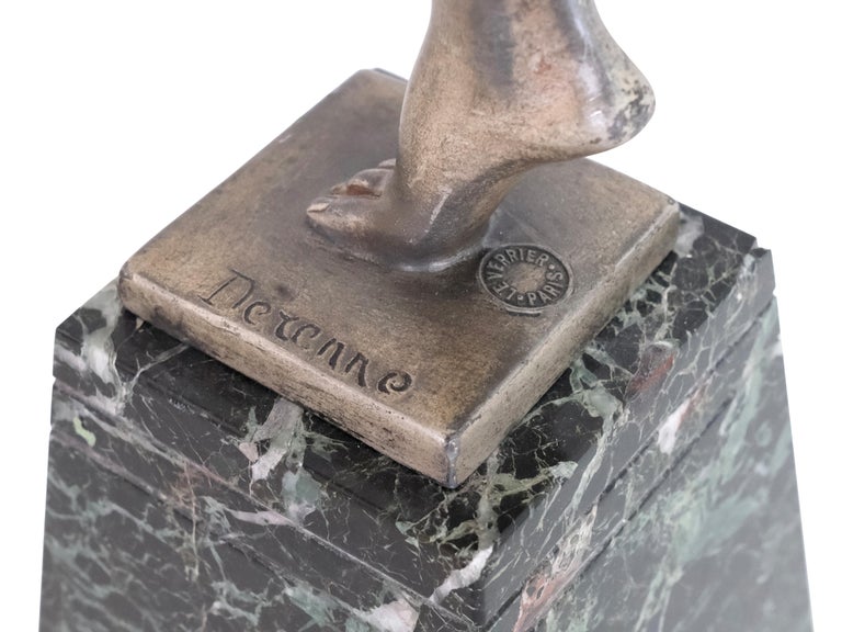Danse païenne French Art Deco Dancer Sculpture by Derenne for Max Le ...