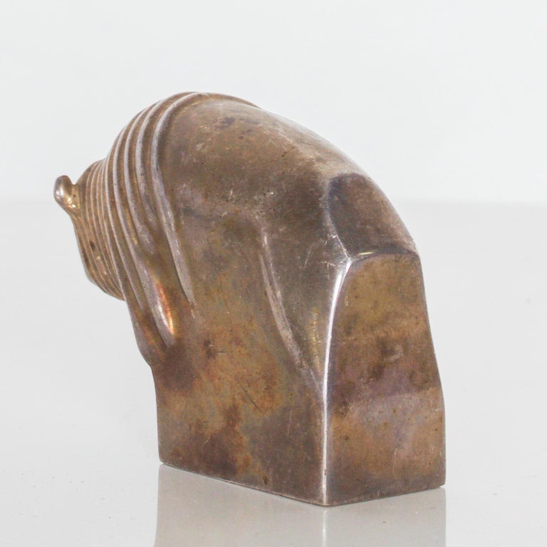 Dansk Designs Bison Paperweight Silver Midcentury Danish Modern Vintage ...