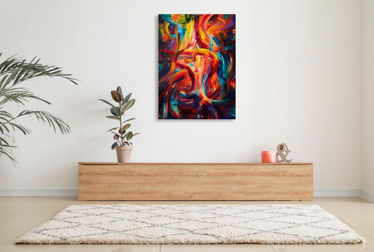 Dante Rondo - Breaking Up Is Hard To Do - Acrylic On Canvas - Abstract ...