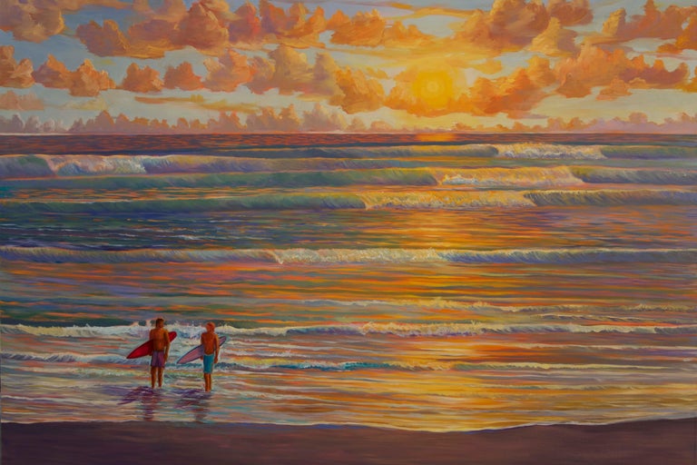 Dante Rondo - Costa Rica Endless Summer - Oil On Canvas - Landscape ...