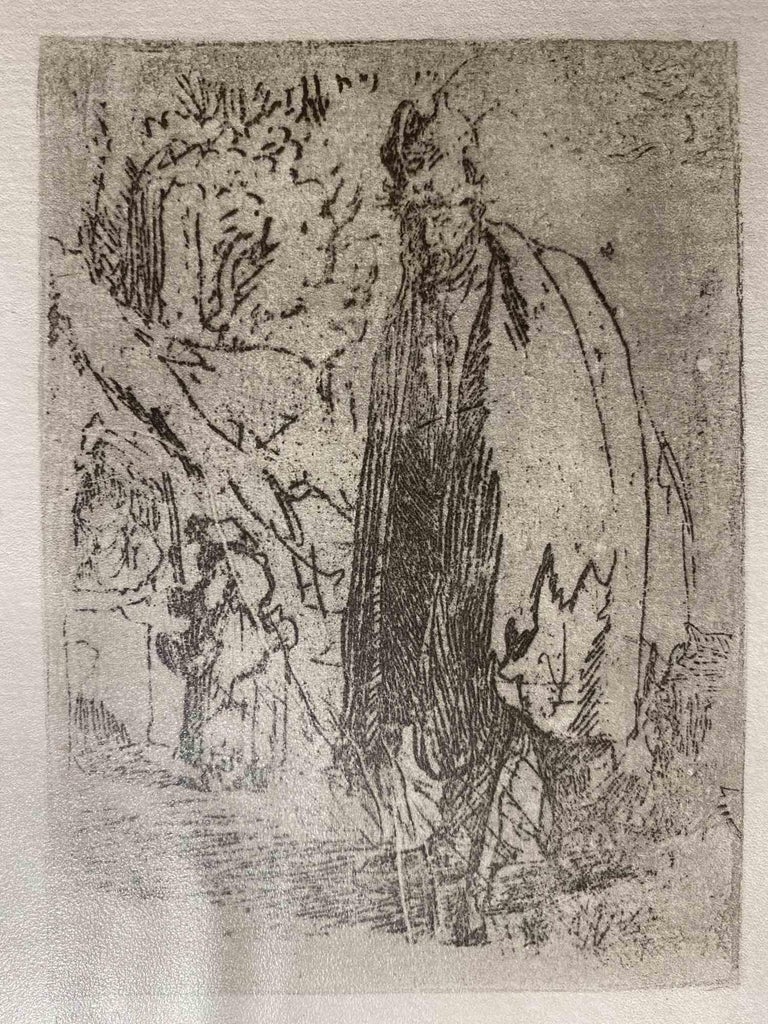 Charles Amand Durand - A Beggar - Etching after Rembrandt - 19th ...