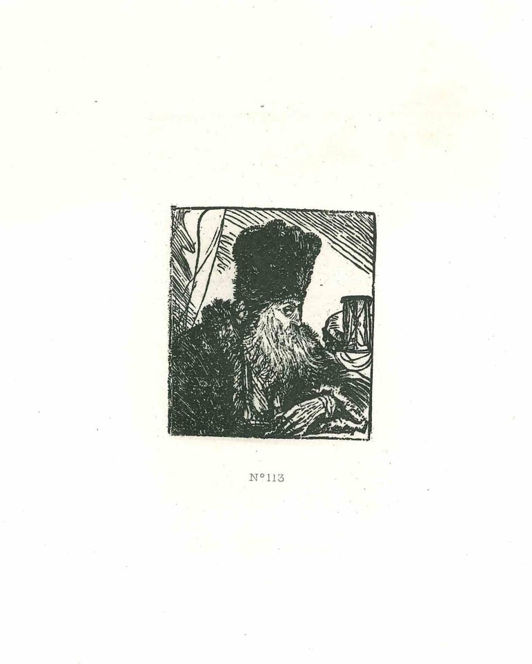 Charles Amand Durand - Philosopher with an Hourglass - Etching after ...