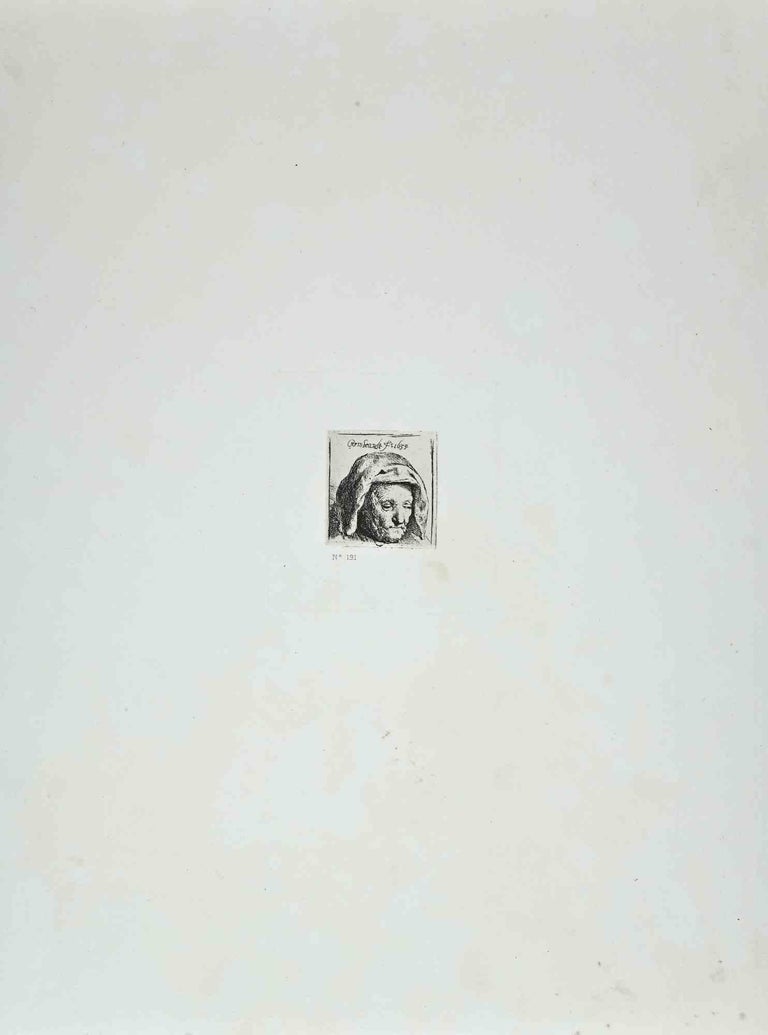 Charles Amand Durand - The Artist’s Mother - Engraving after Rembrandt ...