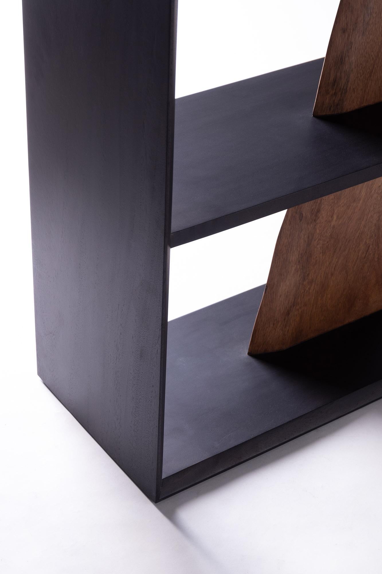 Darakorn Square Shelf, Two Tone Monkey Pod Wood For Sale at 1stDibs ...