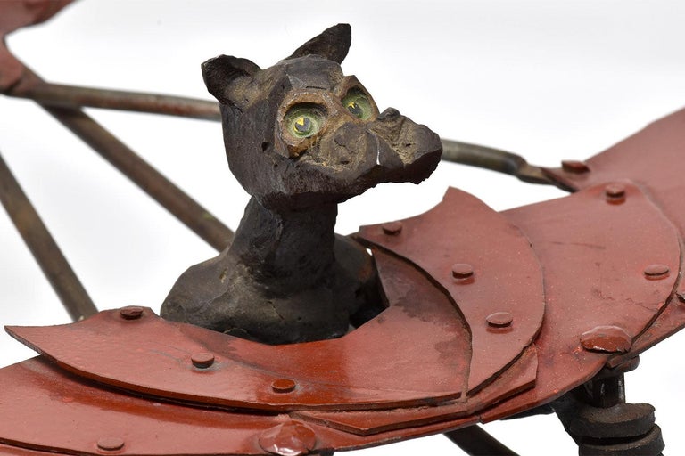 "Daredevil Dawg" Sculpture by Bay Area Blacksmith William Roan For Sale ...