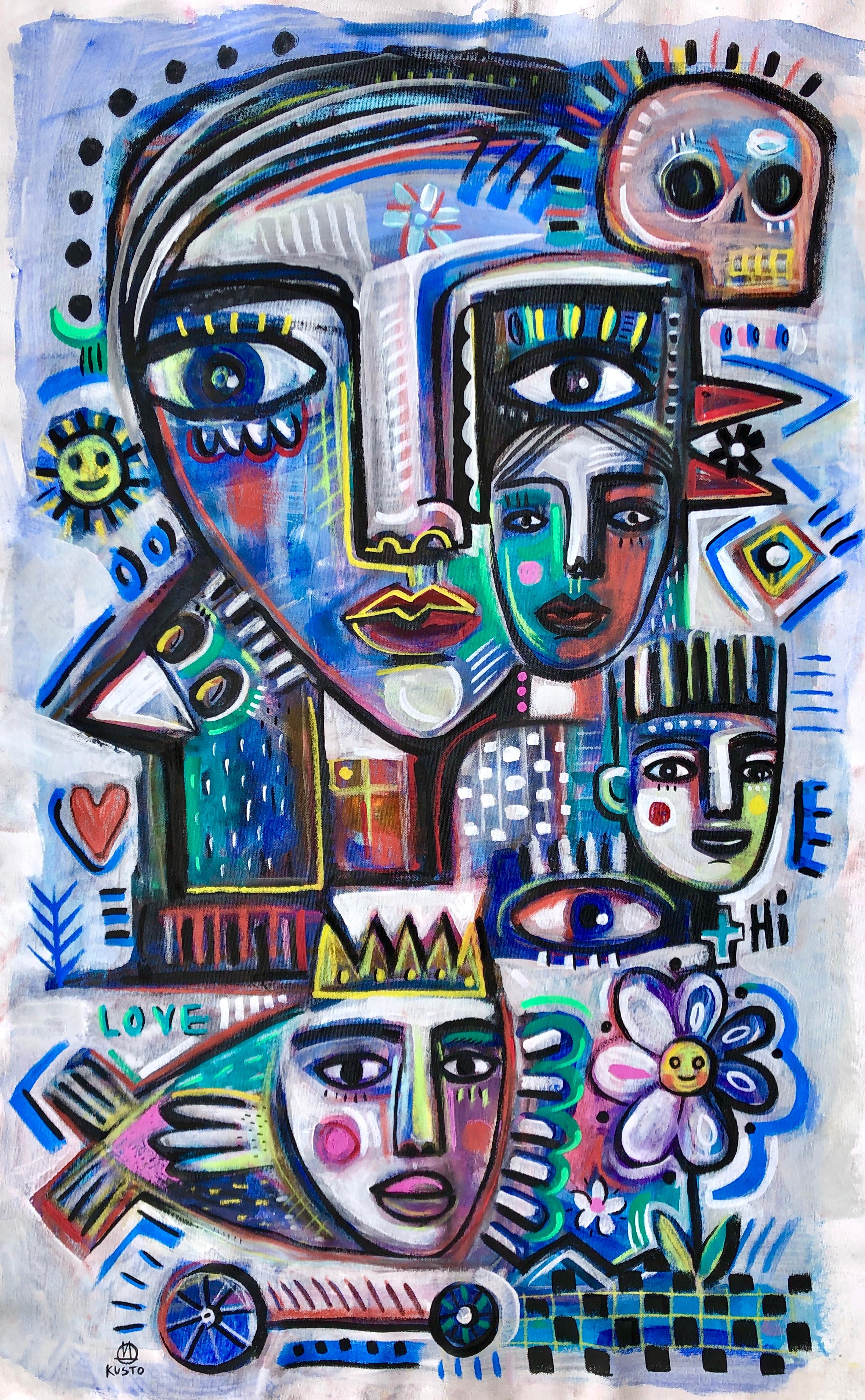 Daria Kusto - TRIPLE FACE For Sale at 1stDibs | daria kusto, face a ...