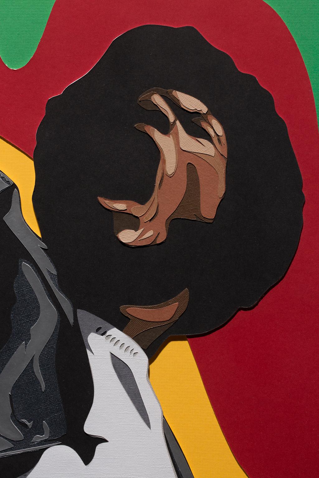 Darin Darby - "My Art is My Voice", Mixed Media, Figurative, African ...
