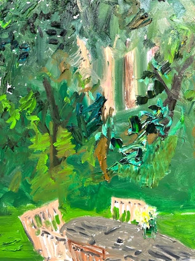 Darius Yektai - Peonies by Studio Window For Sale at 1stDibs