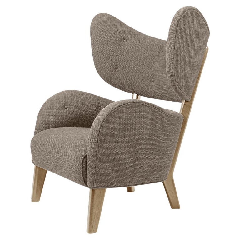 Dark Beige Raf Simons Vidar 3 Natural Oak My Own Chair Lounge Chair by ...