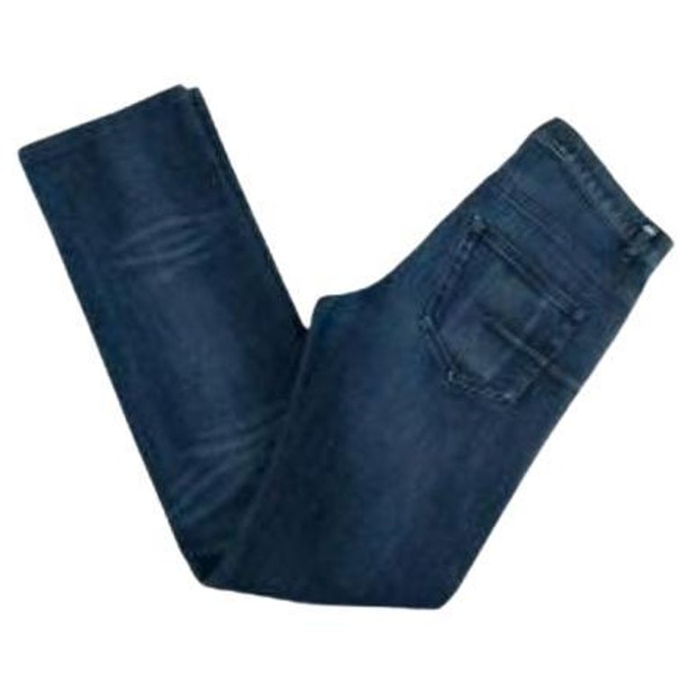 Dark Blue Slim Fit Jeans For Sale at 1stDibs
