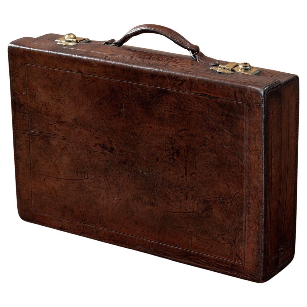 Brown Leather Craftsman Tool Case Satchel at 1stDibs