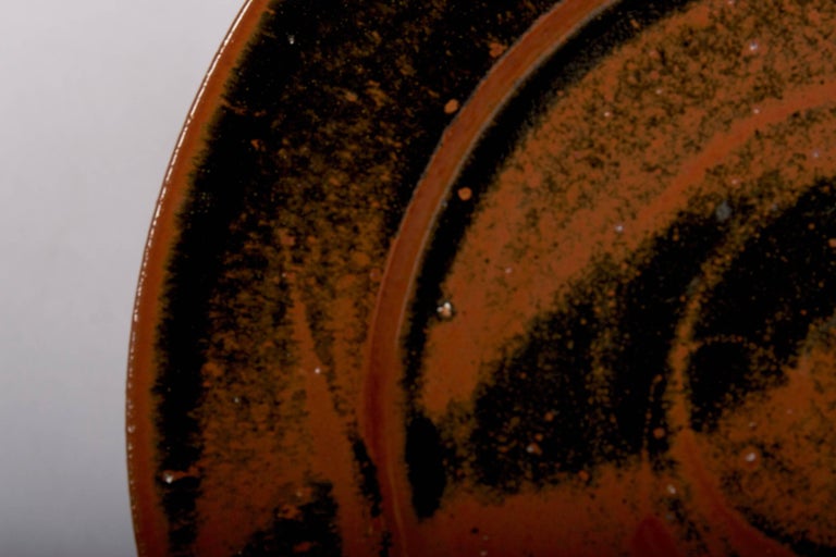 Dark Brown Splashed Jizhou Bowl, China at 1stDibs
