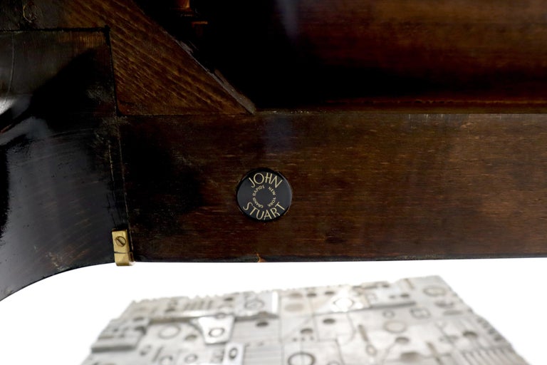 Dark Burl Wood Glass Top Inserts Two Extension boards Leaves Dining ...