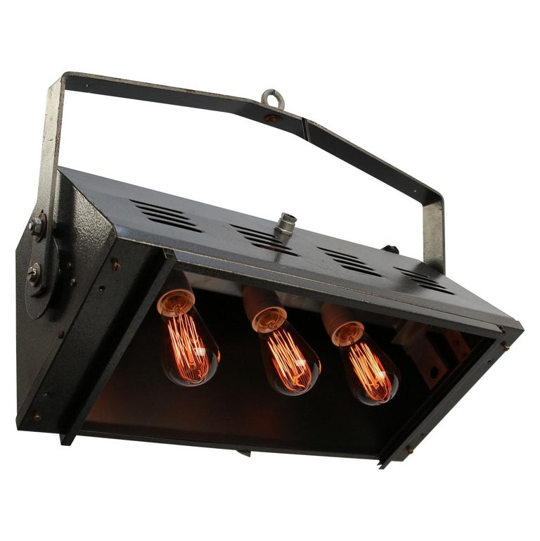 Dark Grey Metal Vintage Theater Film Studio Wall Pendant Lights For ...