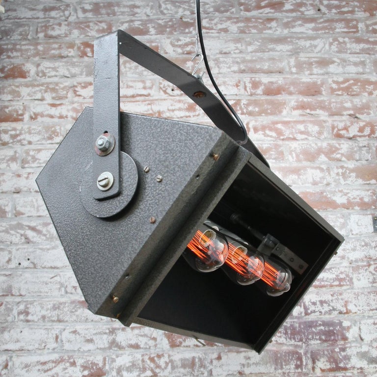 Dark Grey Metal Vintage Theater Film Studio Wall Pendant Lights For ...