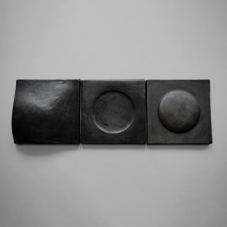 Dark Grey Sculpt Art Shield by 101 Copenhagen For Sale at 1stDibs