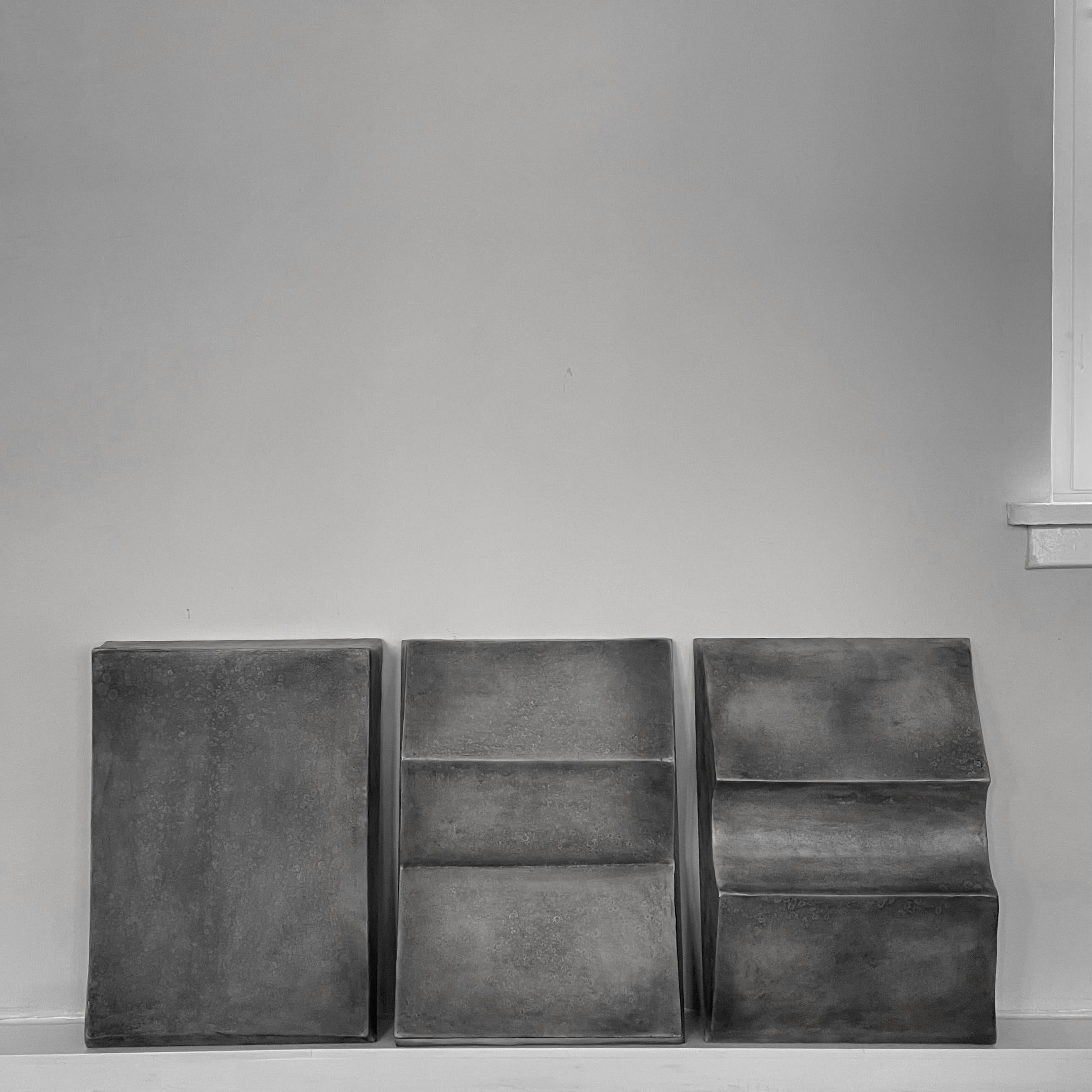 Dark Grey Sculpt Art Wave, Mini by 101 Copenhagen For Sale at 1stDibs