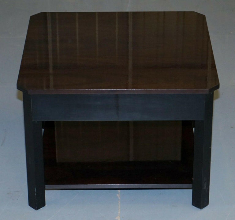 Dark Hardwood Bevan Funnell Coffee Table or Large Side End Lamp Wine ...