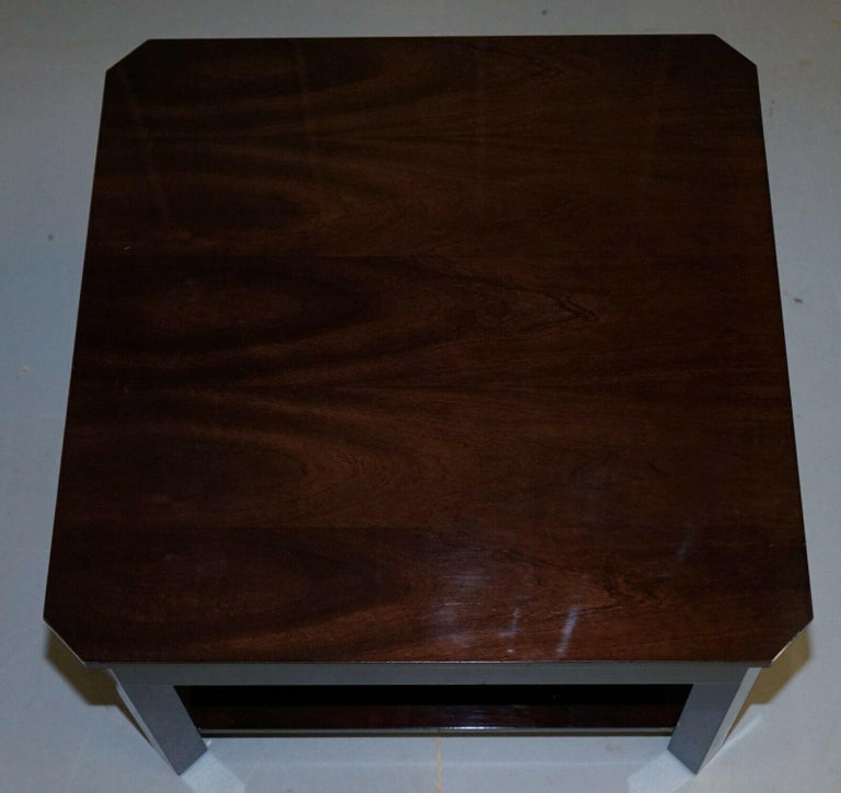 Dark Hardwood Bevan Funnell Coffee Table or Large Side End Lamp Wine ...