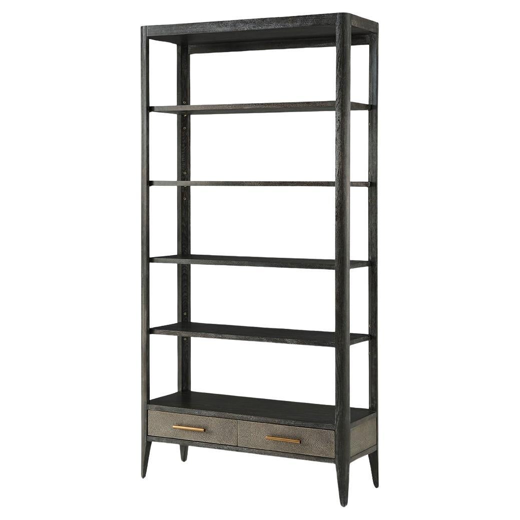 Dark Modern Five-Tier Etagere at 1stDibs