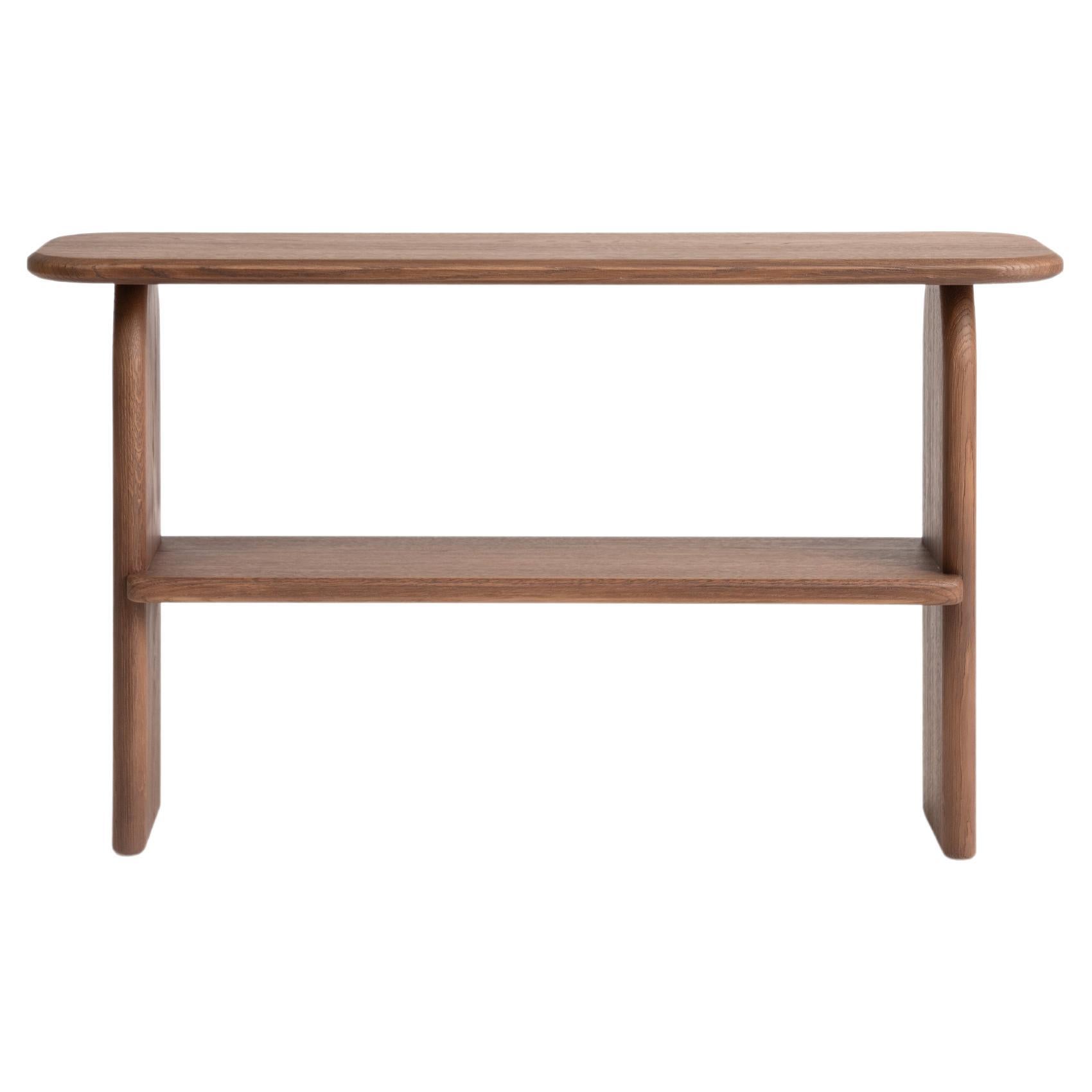 Dark Oak Modern Console Table For Sale at 1stDibs