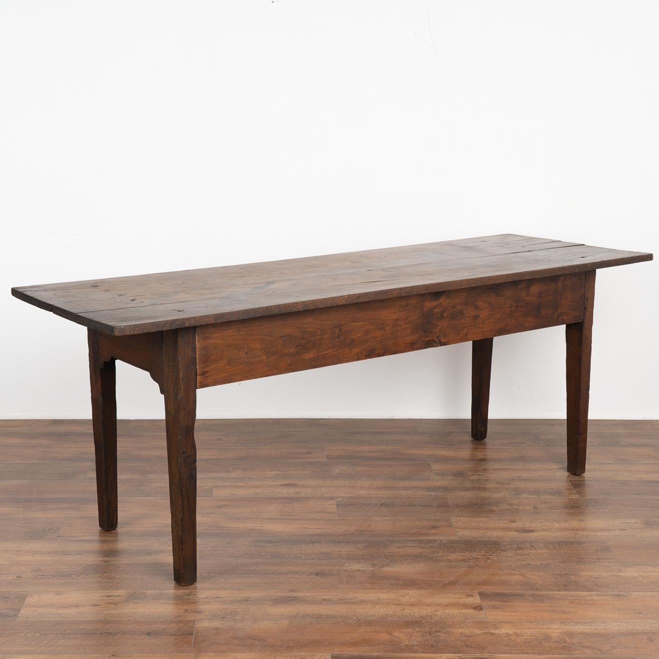 Dark Oak Console Table with Three Drawers, Denmark, circa 1820-40 For ...