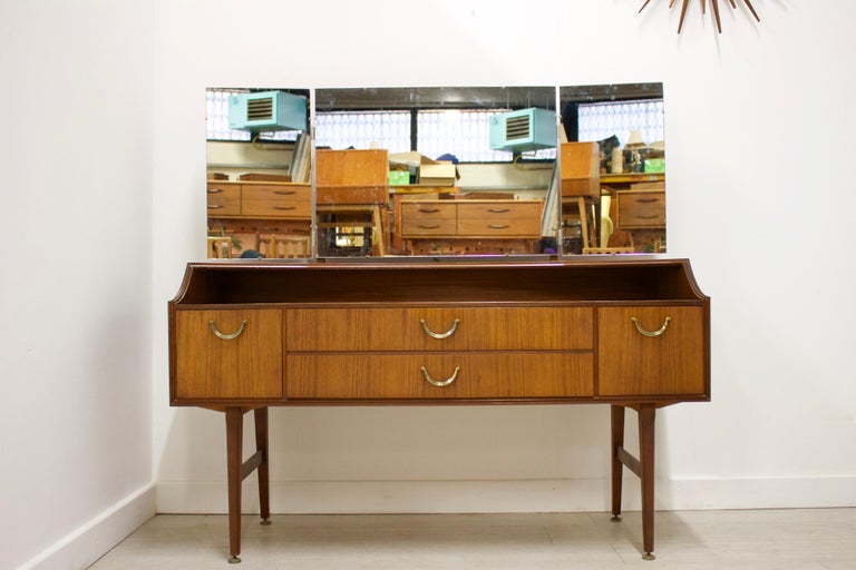 Dark Teak Dressing Table from Meredew, 1960s For Sale at 1stDibs