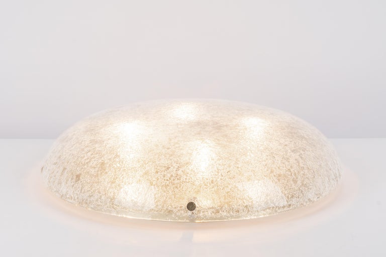 Dark Toned Murano Glass Ceiling Fixture, Kaiser, Germany, 1970s For ...