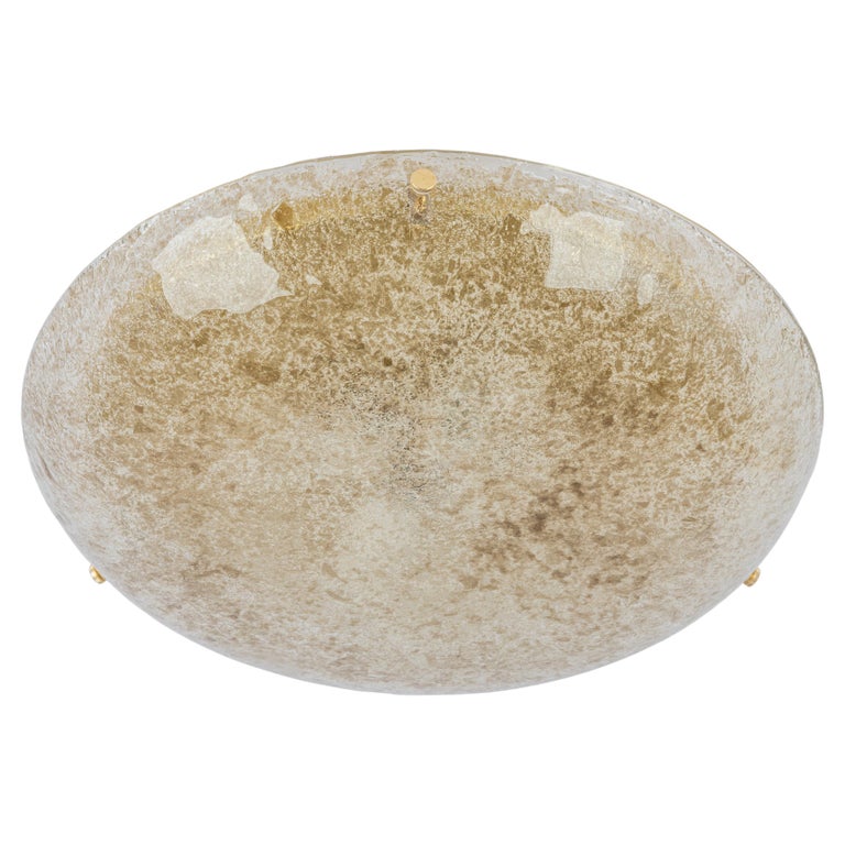 Dark Toned Murano Glass Ceiling Fixture, Kaiser, Germany, 1970s For ...