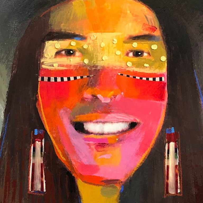 Darlene McElroy - Raining Color, Original Painting For Sale at 1stDibs