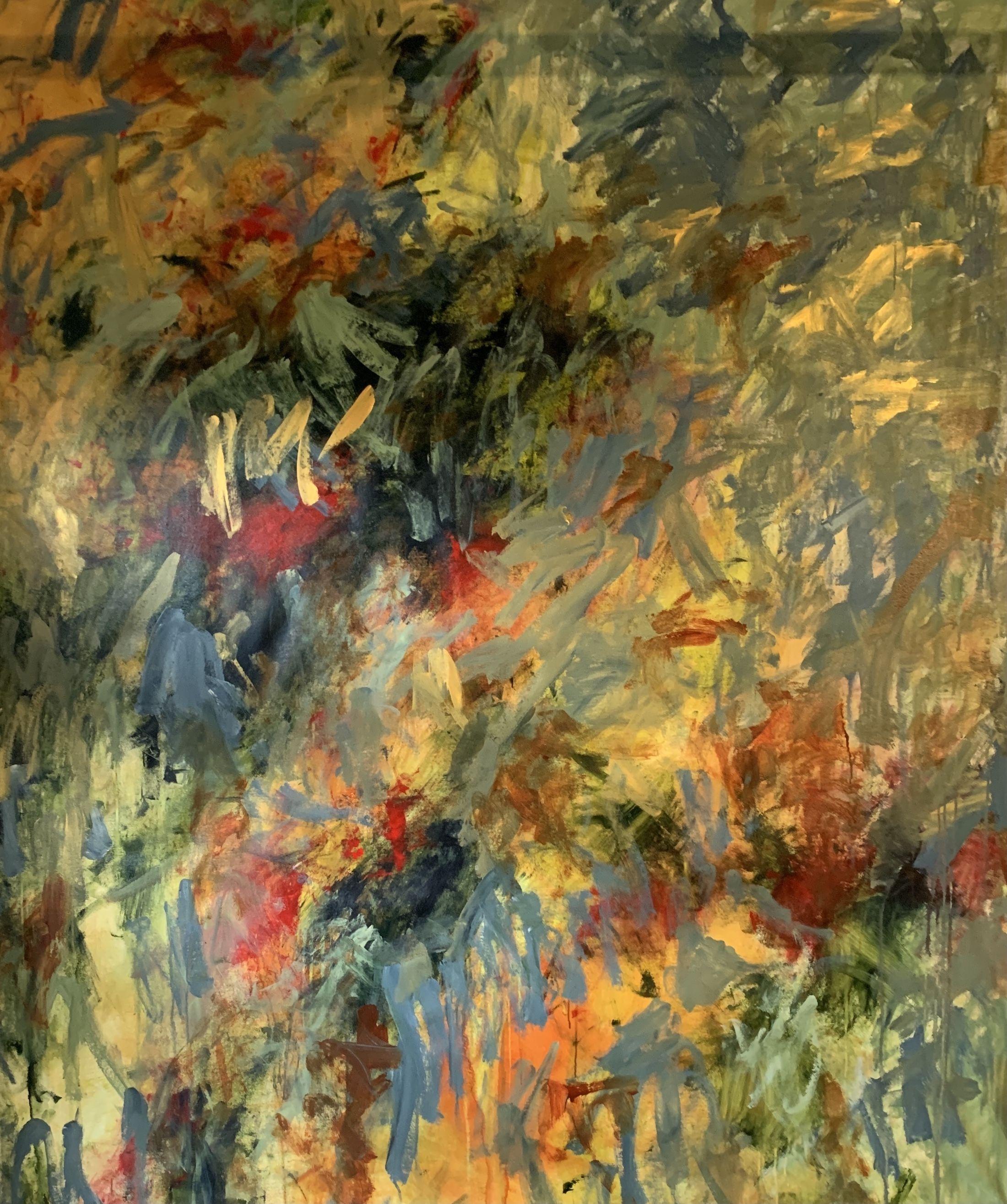 Darlene Watson - PURPLE WISTERIA NOT JUST IN MONET'S GARDEN, Painting ...