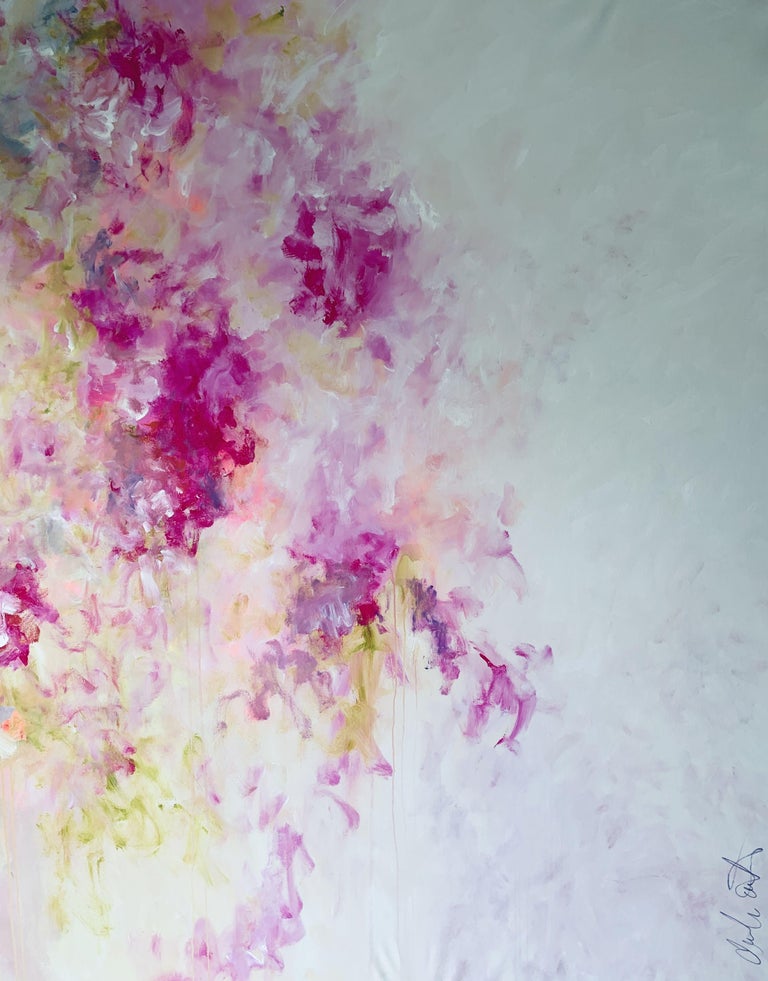 Darlene Watson - Cherry Blossoms, Painting, Acrylic on Canvas For Sale ...