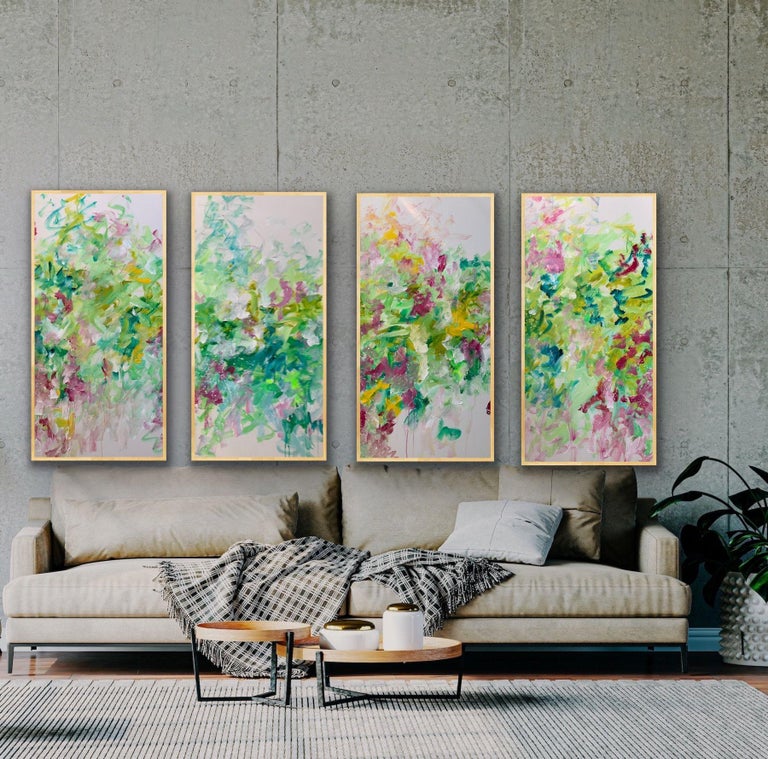 Darlene Watson - Daisy Daffodil And Dahlias, Painting, Acrylic on ...