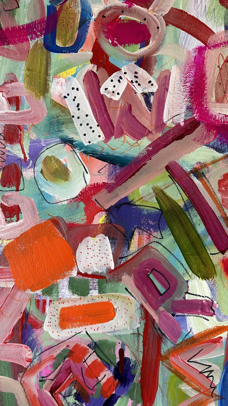 Darlene Watson - TELL ME, Painting, Acrylic on Canvas For Sale at 1stDibs
