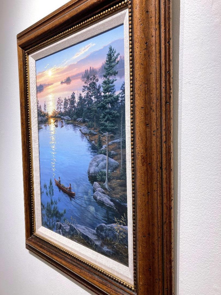 Darrell Bush - Darrell Bush, "On Higher Ground", Canoe Sunset Lake ...