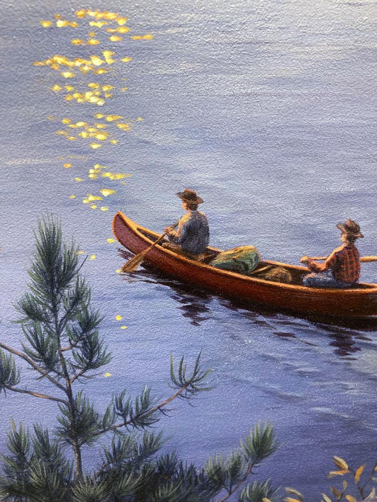 Darrell Bush - Darrell Bush, "On Higher Ground", Canoe Sunset Lake ...