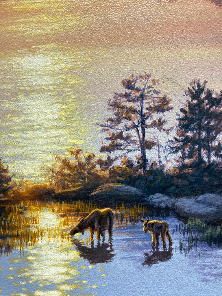 Darrell Bush - Darrell Bush, "On Higher Ground", Canoe Sunset Lake ...