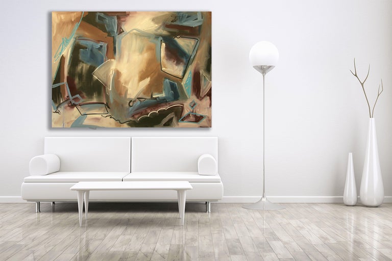 Daryl Farley - catalog #: 522GPS3, Painting, Acrylic on Canvas For Sale ...