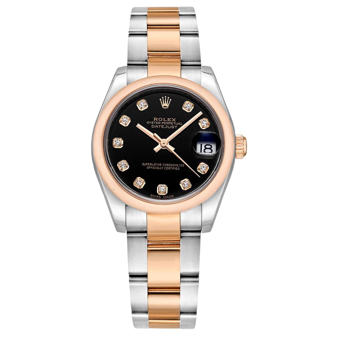Datejust 31 Everose Rolesor '178241-0015' at 1stDibs