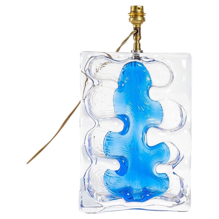 Daum Crystal Lamp, 1960 For Sale at 1stDibs