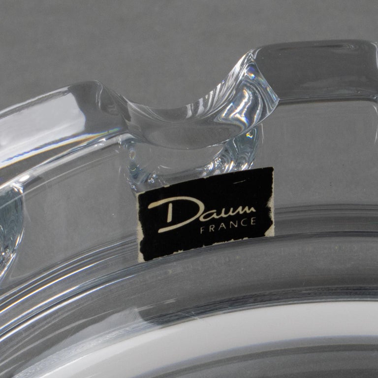 Daum France Crystal Cigar Ashtray Decorative Bowl Catchall, 1970s For ...