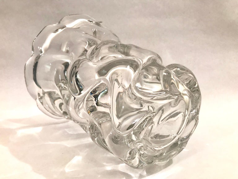 Daum France Crystal Vase at 1stDibs