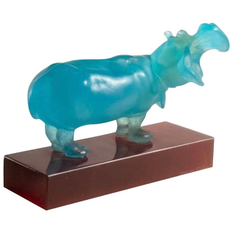 Daum France Hippopotamus at 1stDibs