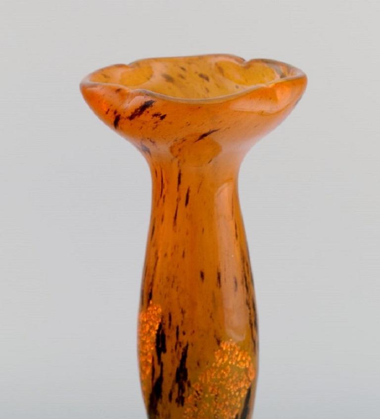 Daum Nancy, France, Large Art Deco "Verre De Jade" Vase, Dated 1919-23 ...