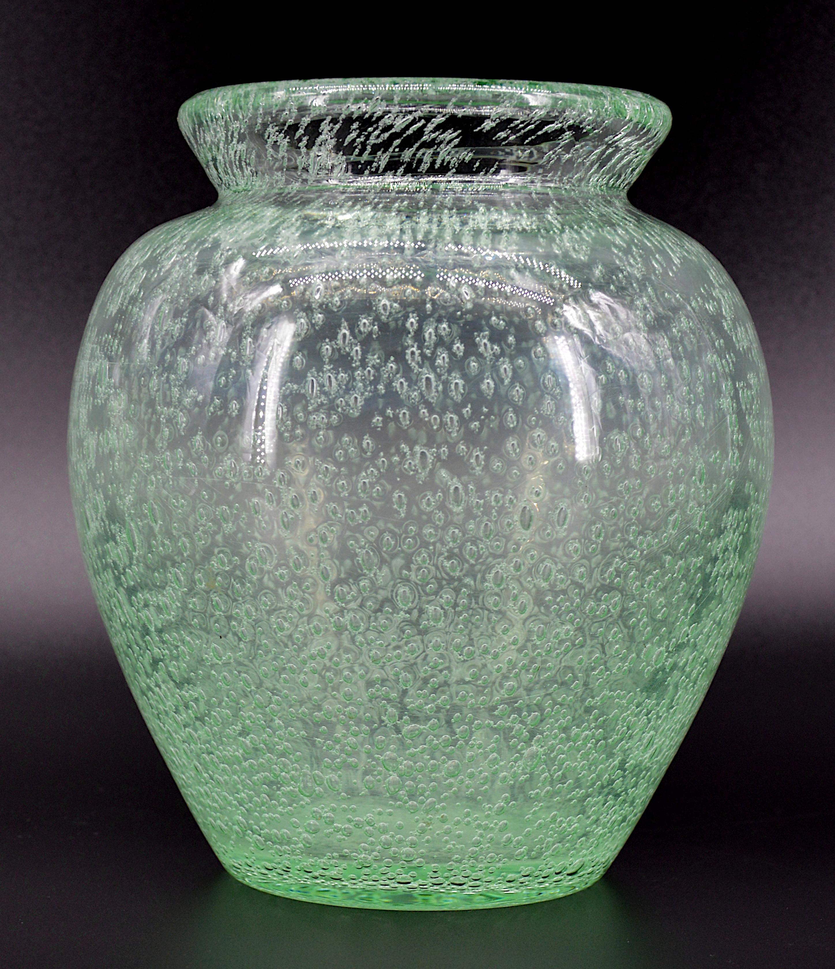Daum Nancy French Art Deco Vase, 1930s For Sale at 1stDibs