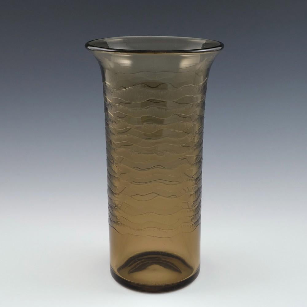Daum Nancy Geometric Art Deco Vase, c1935 For Sale at 1stDibs